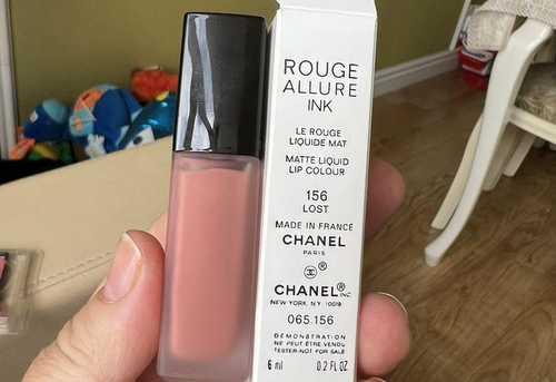 Chanel жидкая матовая помада 156
