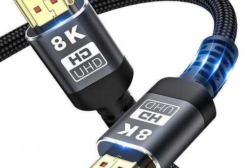 Кабель hdmi 8k 48gbps black