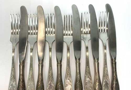 Набор столовых вилок и ножей Пламя Кольчугино
