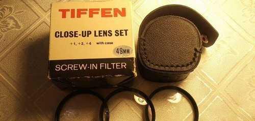 Макро-линзы Tiffen 49mm +1 +2 +4 Made in Japan