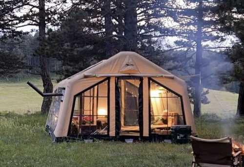 Надувная палатка туристическая