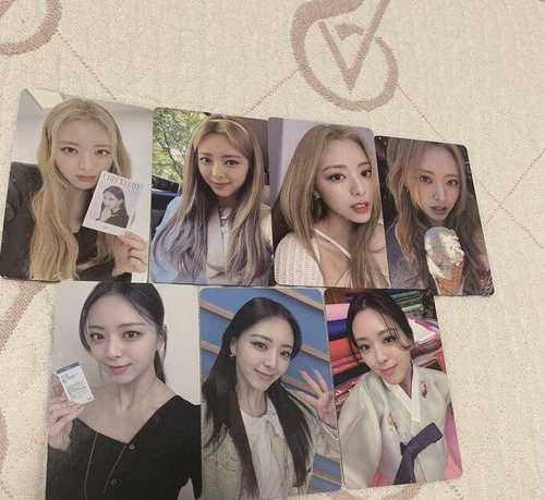 Карты kpop itzy yuna