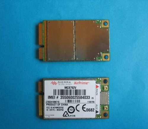 Модем 3G Mini PCI-e Sierra mc8792V. 50 шт