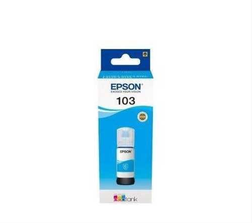 Epson c13t00s24a Контейнер с голубыми чернилами дл