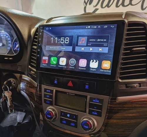 Магнитола Hyundai Santa Fe 2 Android IPS DSP