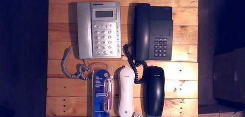 Телефоны стационарные, телефонный кабель новый 10м