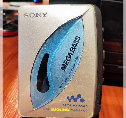 Кассетный плеер sony walkman wm ex190