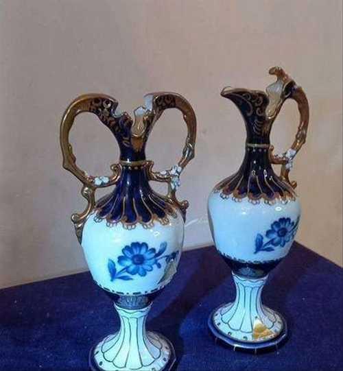 Винтажная ваза и графин (Чехословакия)