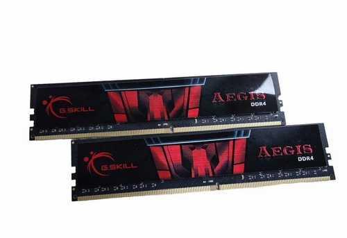 Модули памяти 16Gb 2*8Gb DDR-4 G.Skill aegis F4-30