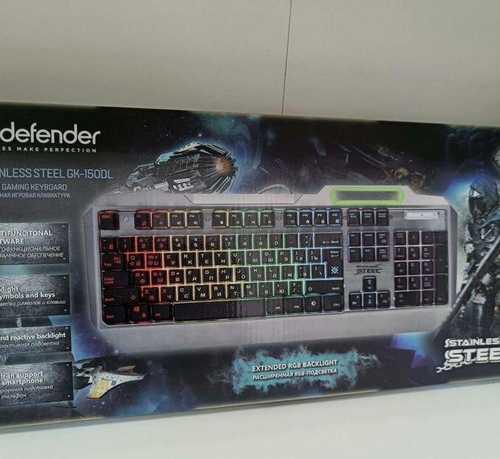 Клавиатура Defender Stainless steel gk-150DL