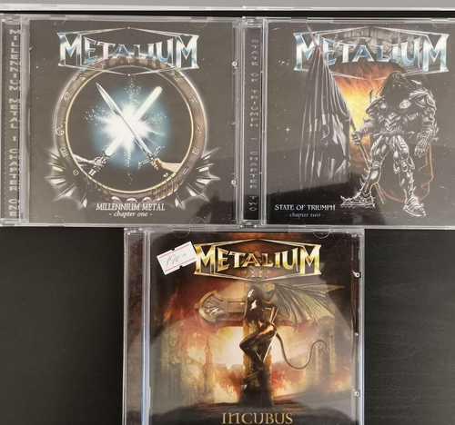 3шт. CD Metalium Лицензия, цена за все