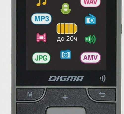 Мр3 Плеер Hi-Fi Flash Digma Z4 BT 16Gb черный/1.5"