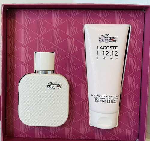 Lacoste подарочный набор L.12.12 rose