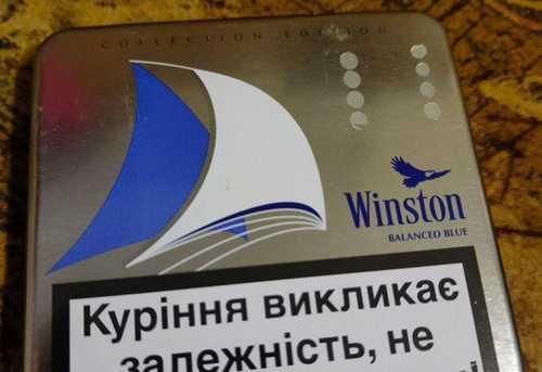 Портсигар металлический Winston