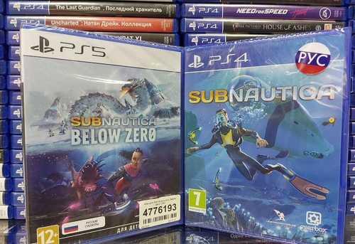 Subnautica PS4 и Subnautica: Below Zero PS5