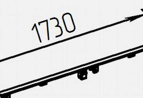 Опора (подрамник) лодочного прицепа мзса 81773G