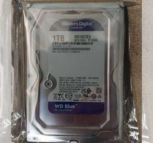 Жесткий диск WD Blue WD10ezex 1Tb