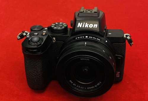 Nikon z50 kit 16-50mm (пробег 700 кадров)