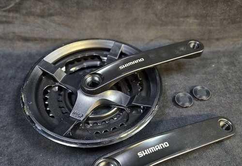 Система Shimano TY301, 175мм, квадрат, 48/38/28T