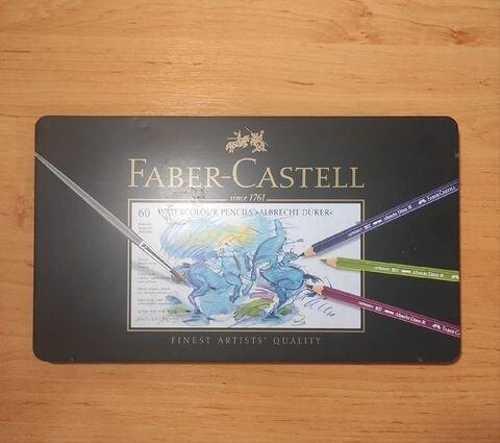 Набор акварельных карандашей Faber-Castell, 60 цв