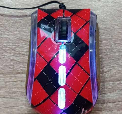 Проводная сьильная компьютерная мышь Optical Mouse