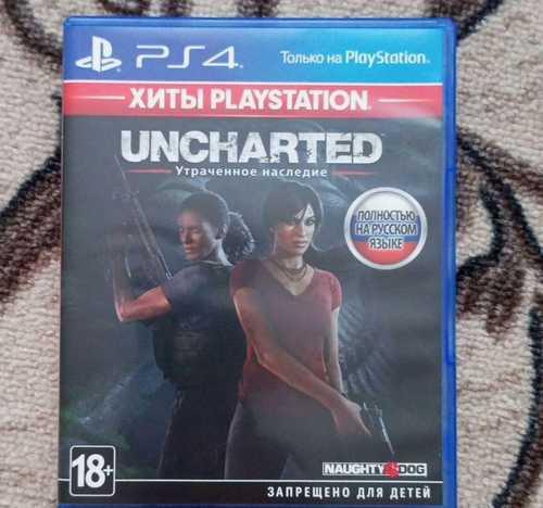 Диск на ps4 uncharted утраченное наследие