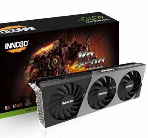 Видеокарта inno3D RTX 4070 Ti X3 OC 12Gb Новая