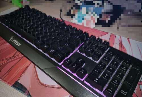 Игровая клавиатура с подсветкой MSI GK30