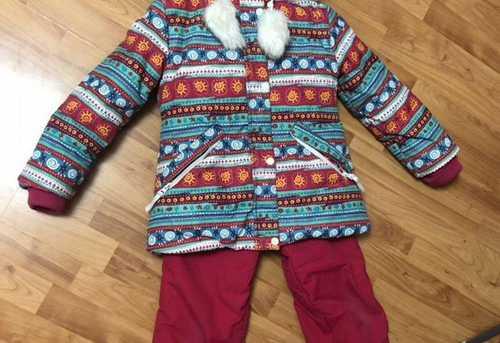 Зимний костюм для девочки batik на рост 122 128