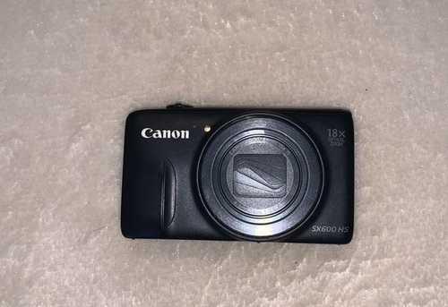 Компактный фотоаппарат Canon PowerShot SX600 HS