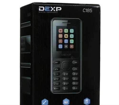 Сотовый телефон dexp C185 Black 1.77" 128x160