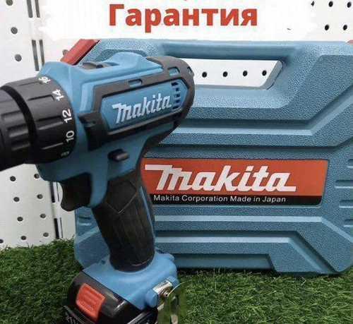 Аккум. Шуруповерт Makita 18v-2Ah с набором в компл