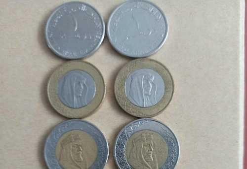Монеты ОАЭ, Саудовская Аравия, Казахстан