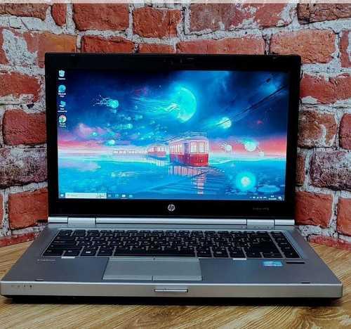 Для учебы Ноутбук HP EliteBook i5 8gb HD14" SSD