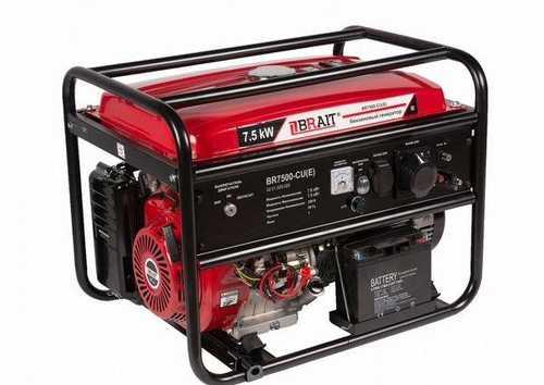 Brait генератор бензиновый BR7500-CU(E)