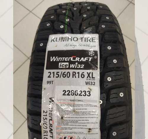 Kumho WinterCraft Ice Wi32 215/60 R16 99T