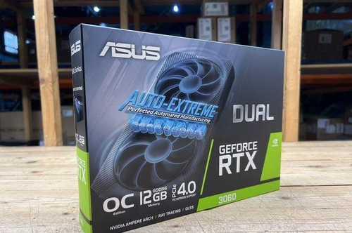 Asus geforce RTX 3060 dual 12G, новые, гарантия