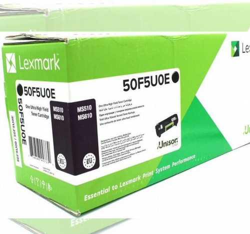 Картридж Lexmark 50F0UA0/50F5U00/50F5U0E оригинал