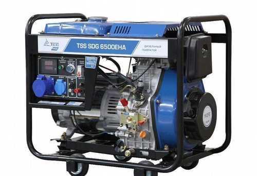 Дизельный генератор 6,5 кВт TSS SDG 6500EHA
