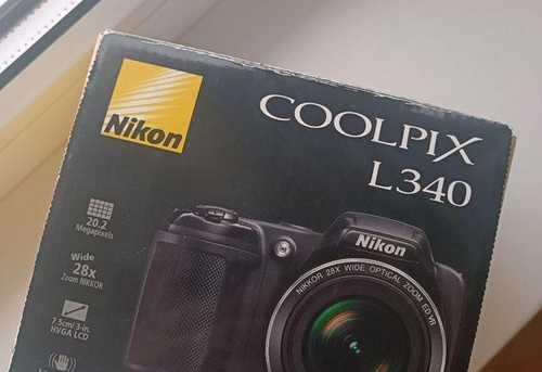 Компактный фотоаппарат nikon coolpix l340