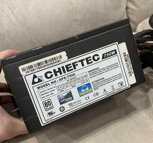 Блок питания chieftec 750w 80plus