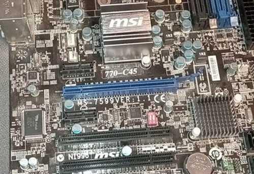 Материнская плата MSI 770-C45, Процессор AMD