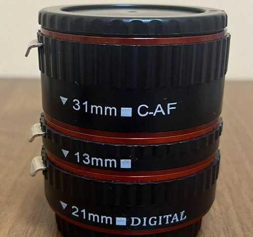 Набор макроколец для объективов Canon EF и EF-S