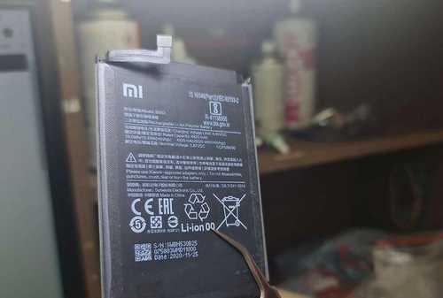 Батарея Xiaomi Redmi Note 9 Pro оригинал снятый