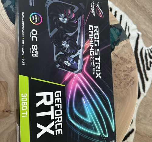 Видеокарта asus rog strix rtx 3060ti OC