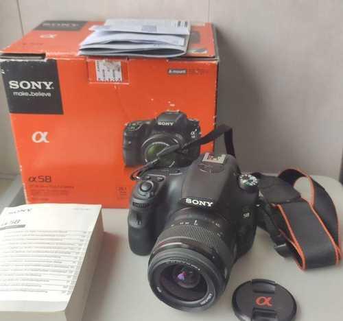 Sony A58 kit полный комплект в коробке