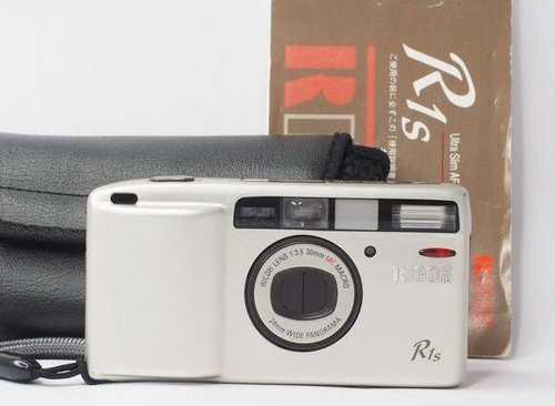 Пленочный фотоаппарат Ricoh R1S серебряный GR1 R1