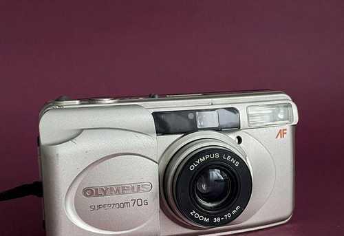 Olympus Superzoom 70G пленочный фотоаппарат