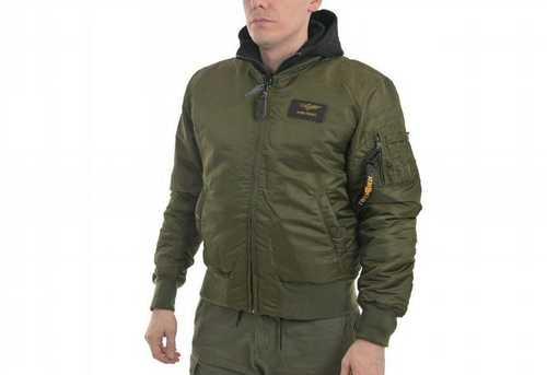 54041 Куртка Nord Denali Pilot Hooded dark green/d