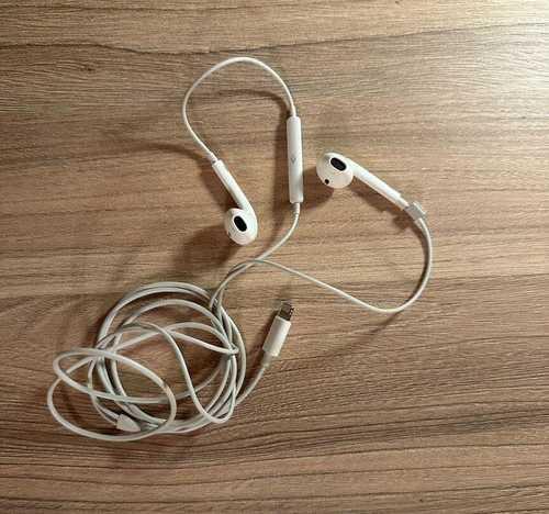 Наушники apple earpods lightning оригинал